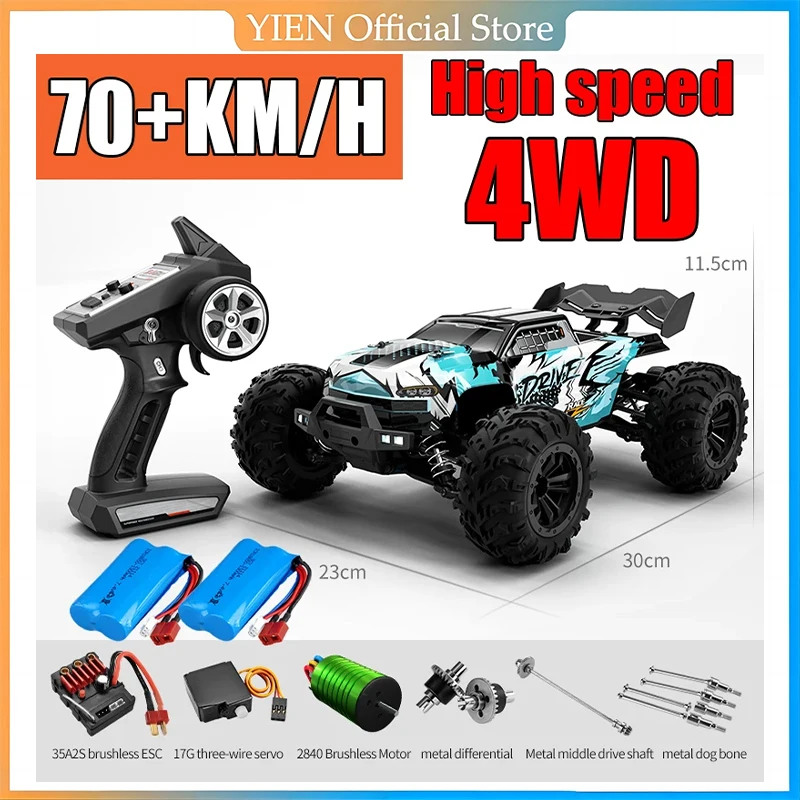 Rc-Car-Off-Road-4x4-High-Speed-70KM-H-Remote-Control-Car-with-LED ...