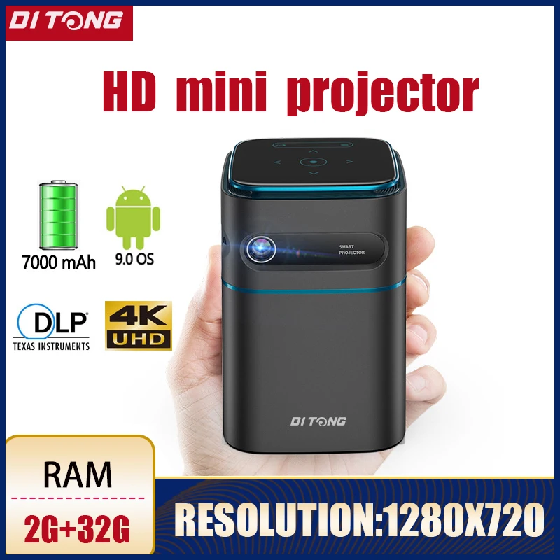 MiNi-Smart-Android-4K-Cinema-1080P-Smart-Android-Wifi-LED-DLP-Home ...