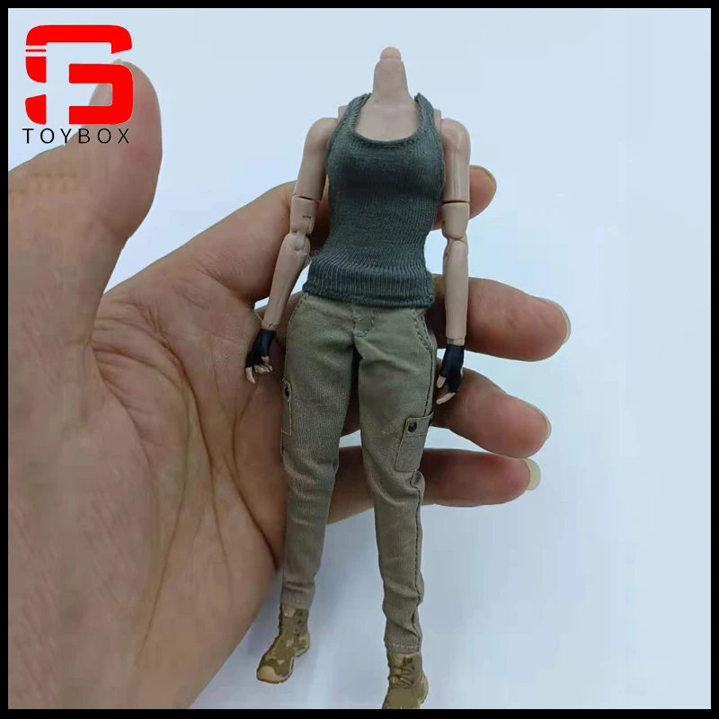 1-12-Scale-Female-Soldier-Fashion-Trend-Tight-Tactical-Pant-Vest ...