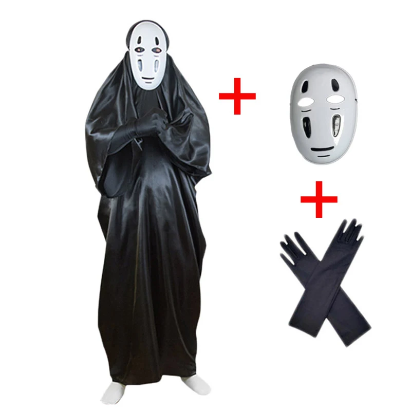 No-Face-Peple-Cosplay-Costume-Halloween-Anime-Carnival-Party-Adult ...