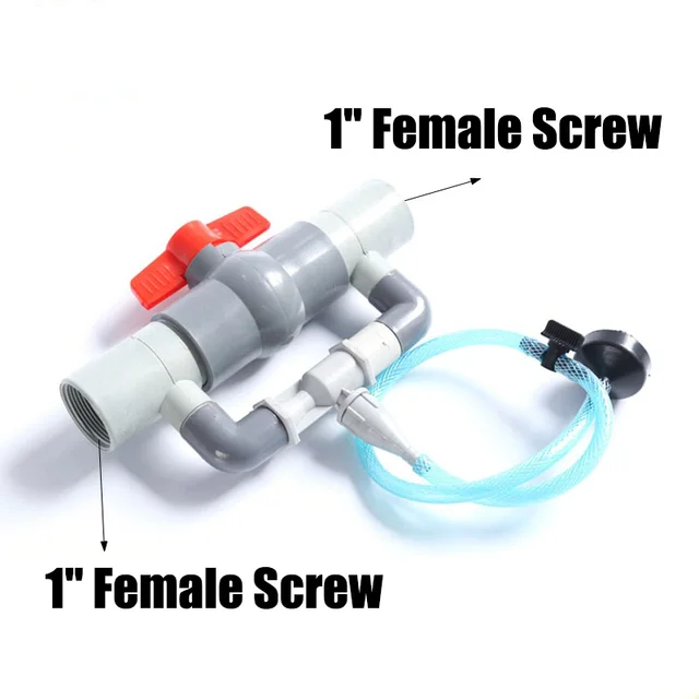 1-2 inch Equal Female BSP Irrigation Venturi Fertilizer Injectors Kit ...