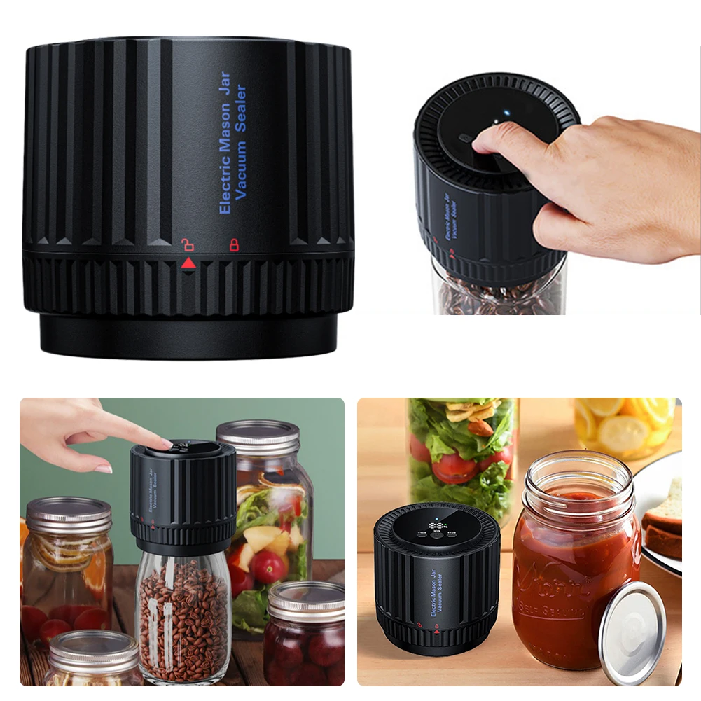 Electric-Mason-Jar-Vacuum-Sealer-Automatic-Mason-Jar-Vacuum-Sealer ...
