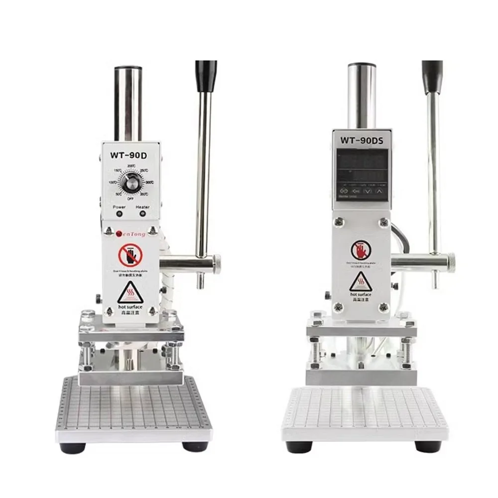 Hot Stamping Press Machine Manual Bronzing Embosser For PVC Card ...