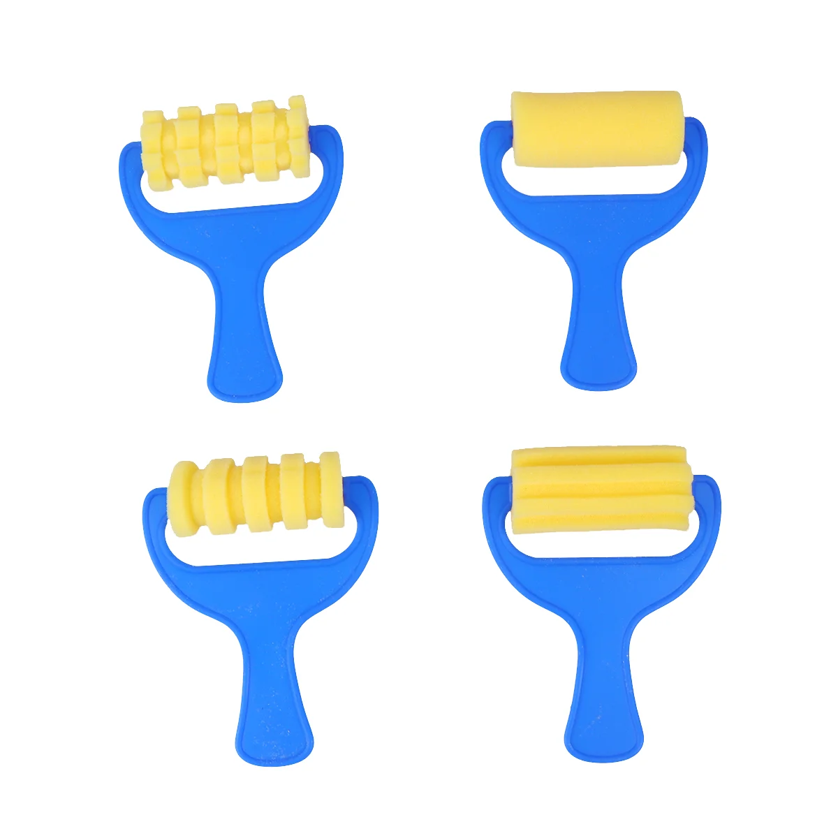 Brush Sponge Brushes Foam Roller Kids Painting Drawing Stamper Rollers ...