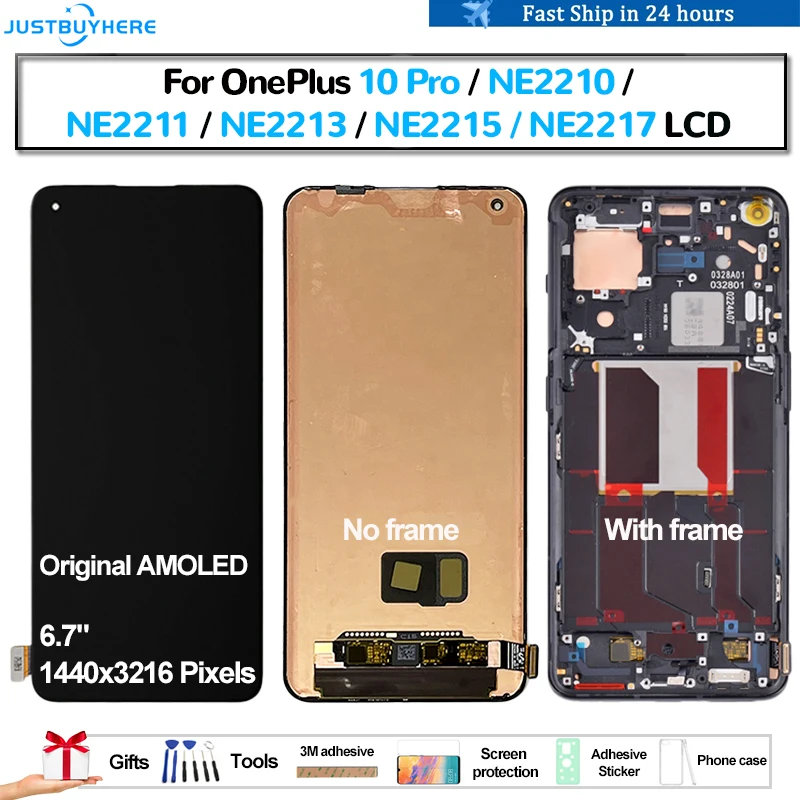 Original-AMOLED-For-OnePlus-10-Pro-NE2210-NE2211-NE2213-NE2215-NE2217 ...