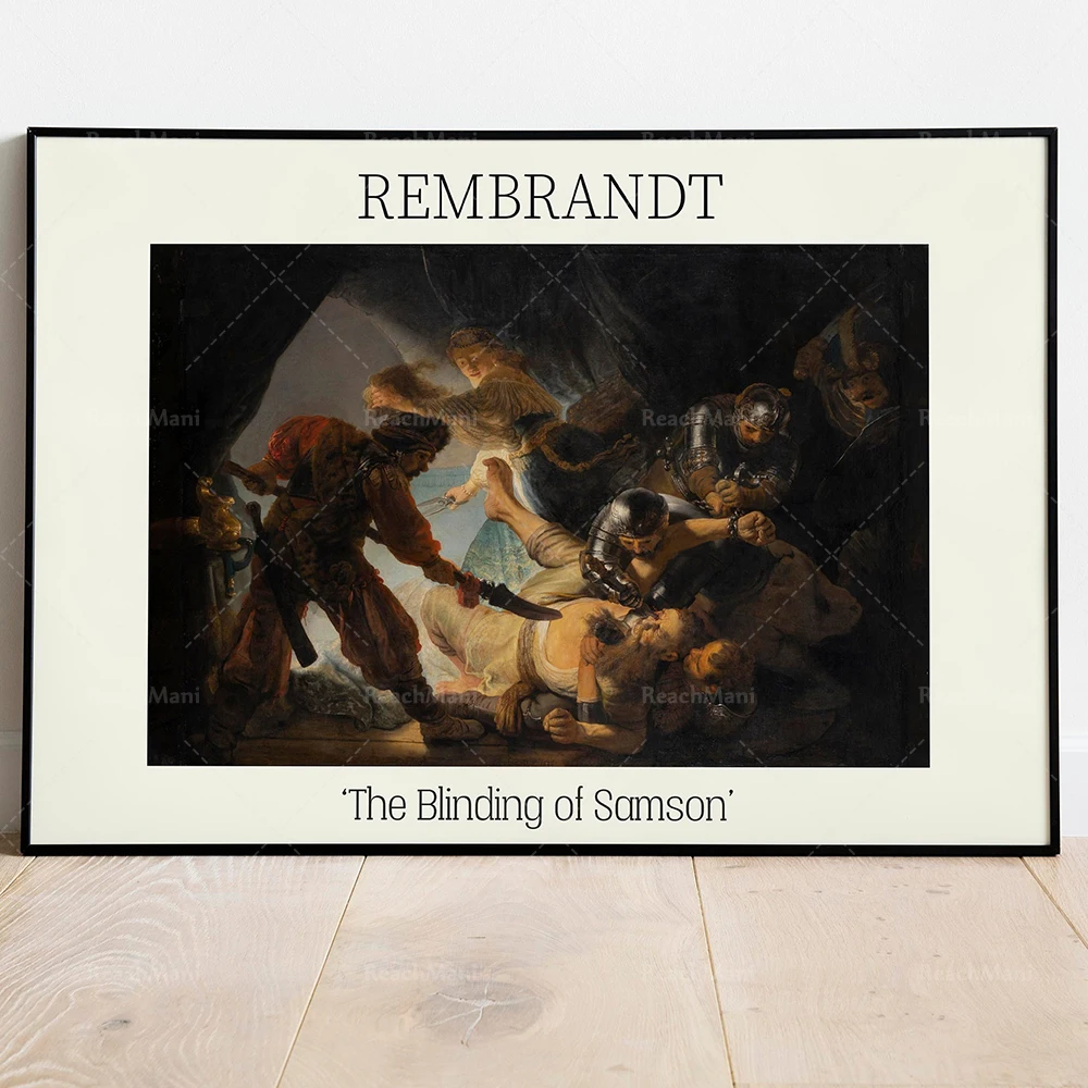 Blinding Of Samson Rembrandt