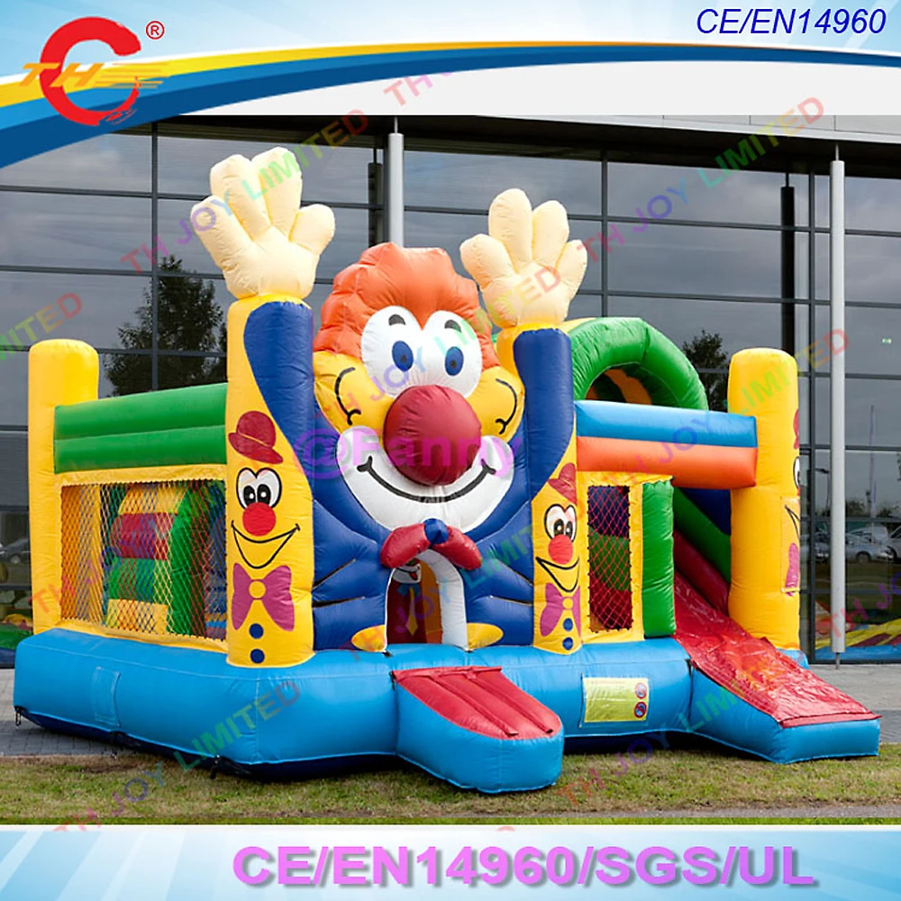 5x5m Clown Bounce House Commercial Bouncy Castle Inflatable Jumping ...