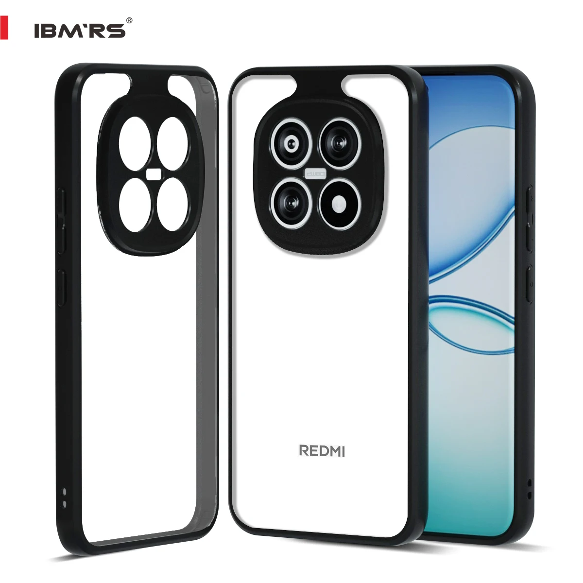 Ibmrs for Redmi Note 15/15 Pro/15 Pro+ Case Shockproof, Anti-Scratch ...
