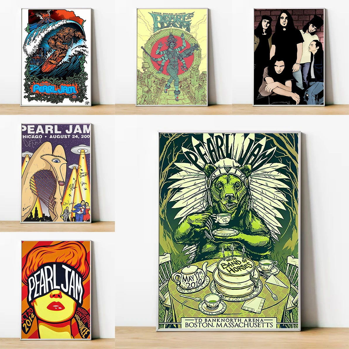 Pearl-Jam-Band-Poster-Living-Room-Decoration-Home-Decorations-Painting ...