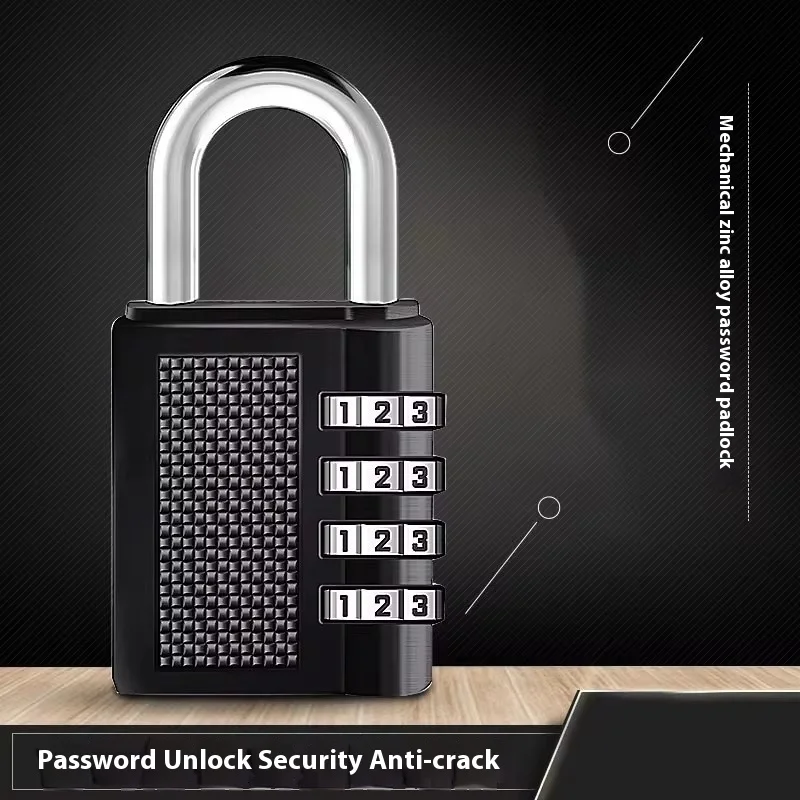 4-Digit-Zinc-Alloy-Combination-Lock-Padlock-Luggage-Anti-theft ...