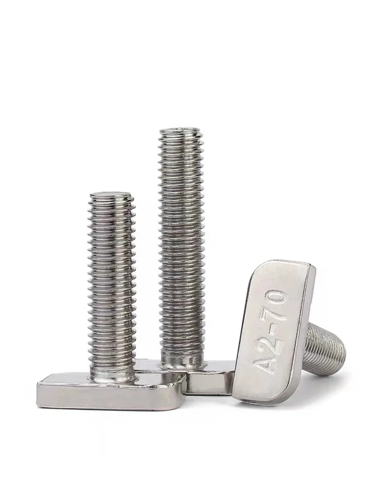 2Pcs-304-Stainless-Steel-T-Screws-T-Bolts-Square-Head-Screws-for ...