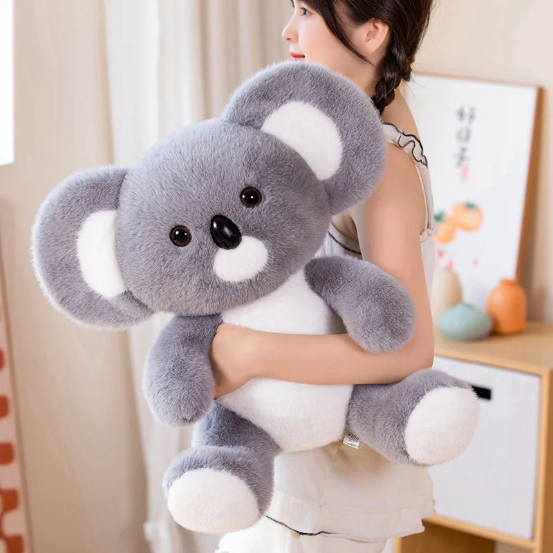 Soft-Sitting-Gray-Koala-Plush-Toys-Simulation-Cute-Australia-Koala ...