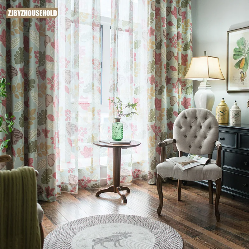 Modern-Curtains-for-Living-Dining-Room-Bedroom-Rustic-American-Country ...