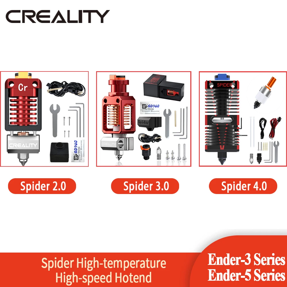 Creality Spider All Metal Hotend Kit 500 High Speed 3d Printer Extruder