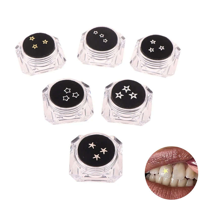 New 3pcs/Box Dental Tooth Diamond Gem Imitation Teeth Star Various ...