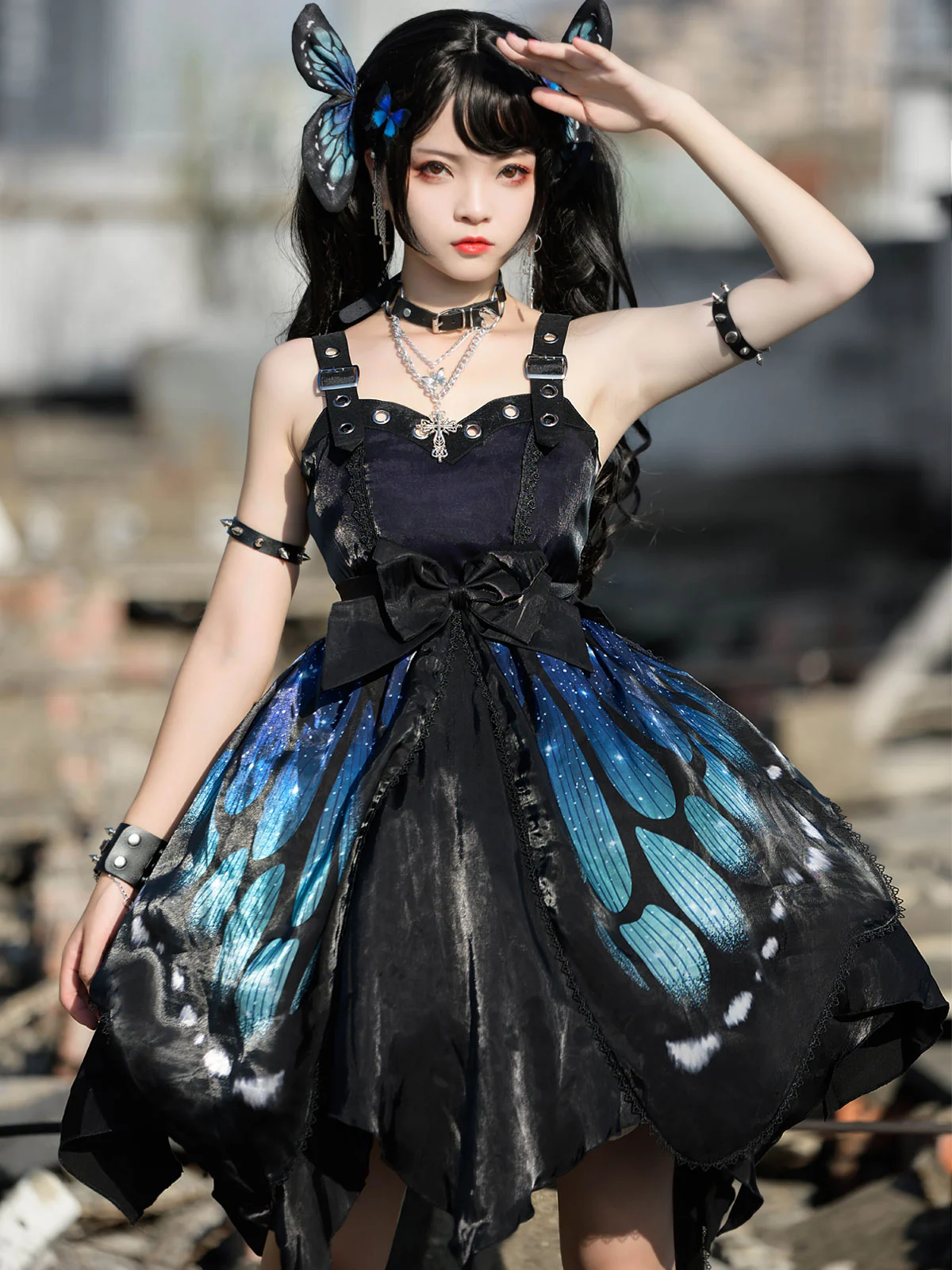 Blue Gothic Dresses