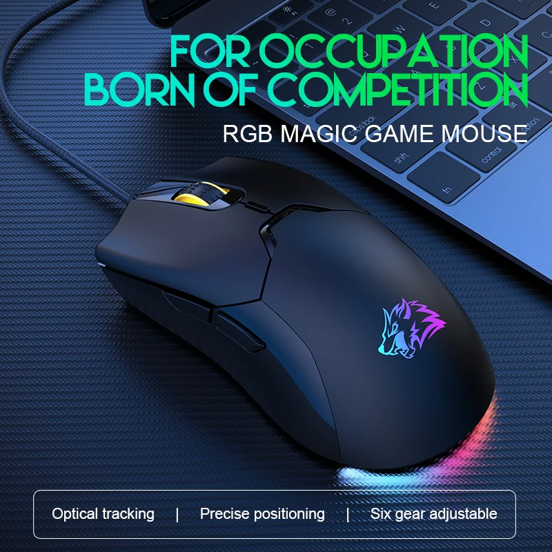 M6 Usb Wired Gaming Mouse 7000 Dpi Programmable Adjustable Optical 6 ...