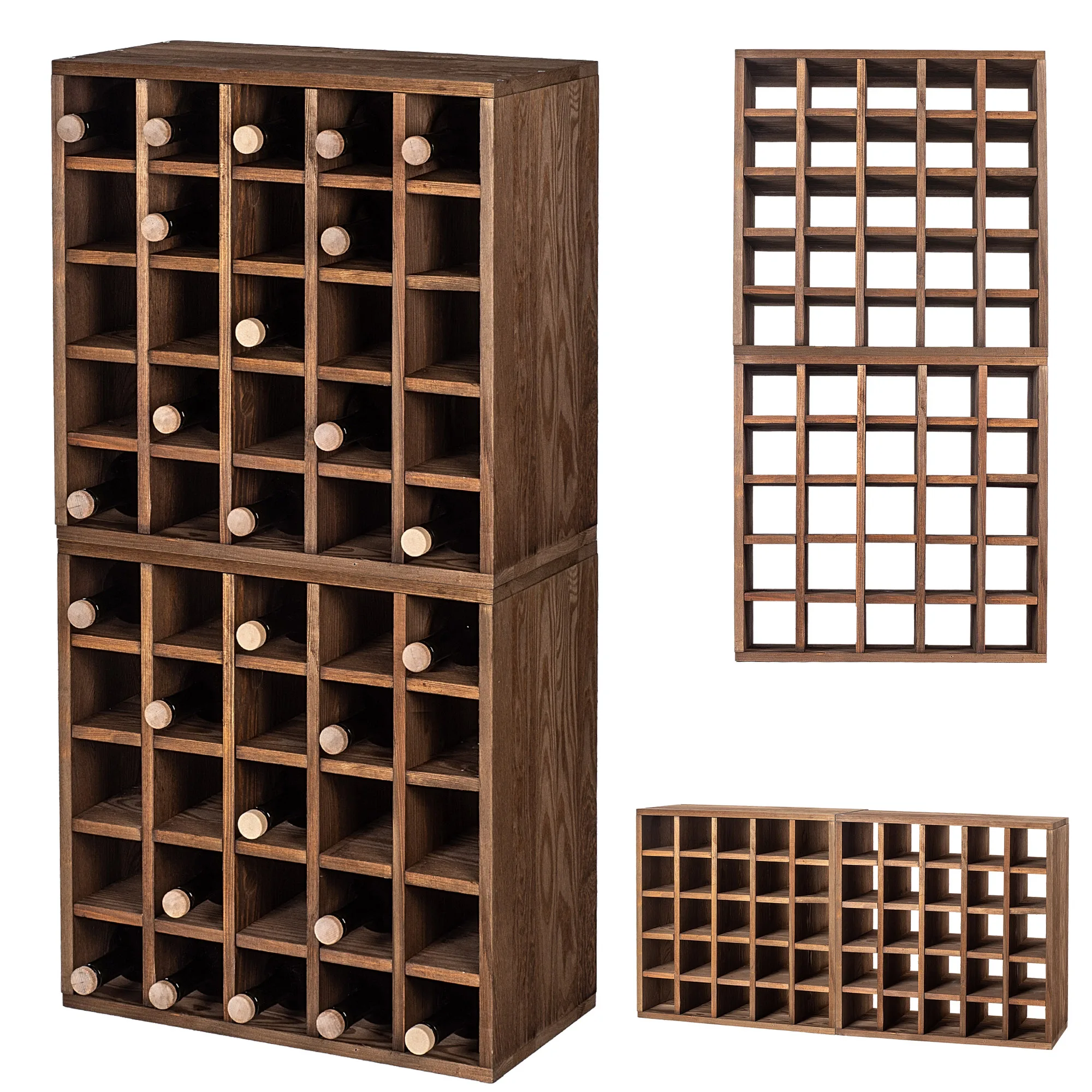 KADAX Wine Bookcase Wooden Chess Box Dark Bronze 2 PCs - AliExpress 15