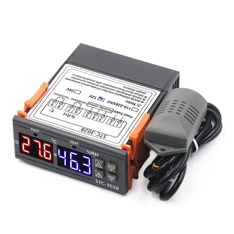STC-3028-intelligent-digital-display-temperature-and-humidity-controller-breeding-hatch ...