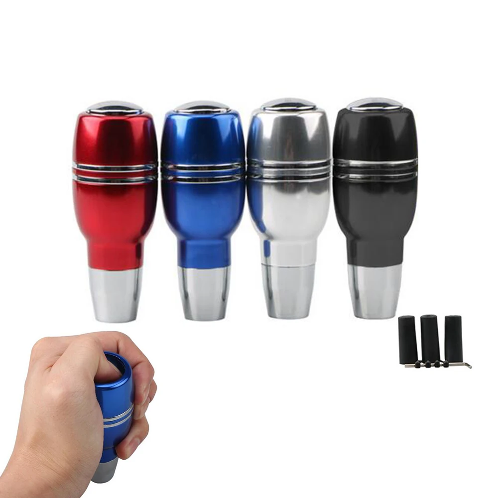 Hot-Sale-Car-Gear-Knob-Automatic-Aluminum-With-Button-Shift-Stick ...