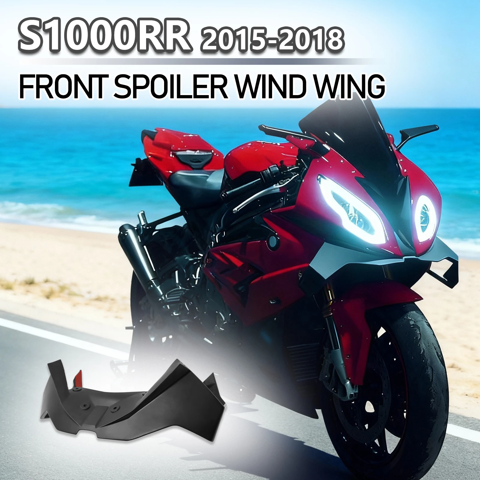 New Motorcycle Downforce Naked Frontal Spoilers Winglet Aerodynamic ...