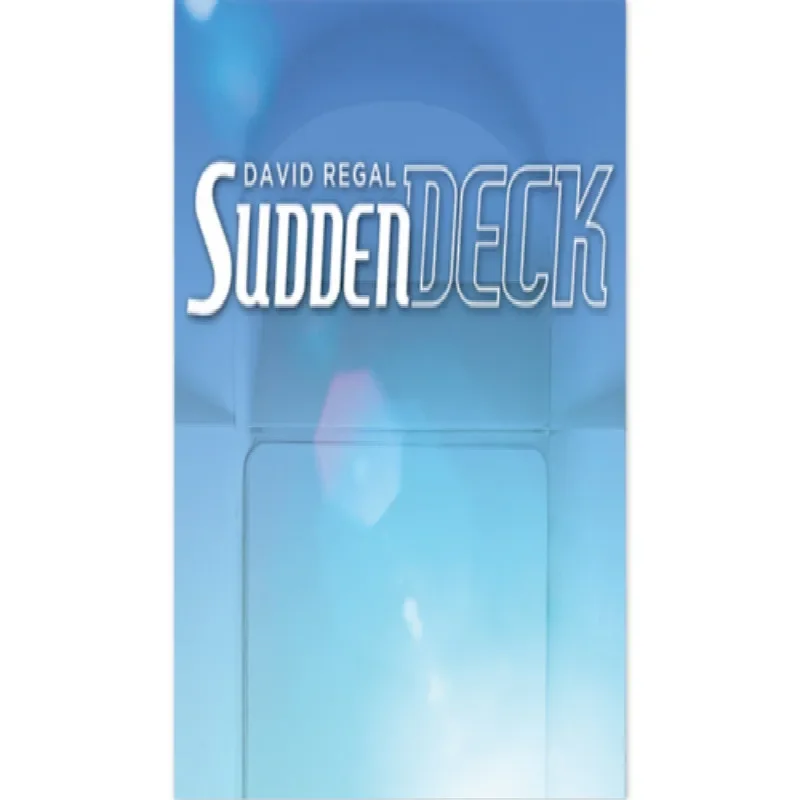 Sudden Deck 3.0 (Gimmick and Online Instructions) by David Regal Card ...