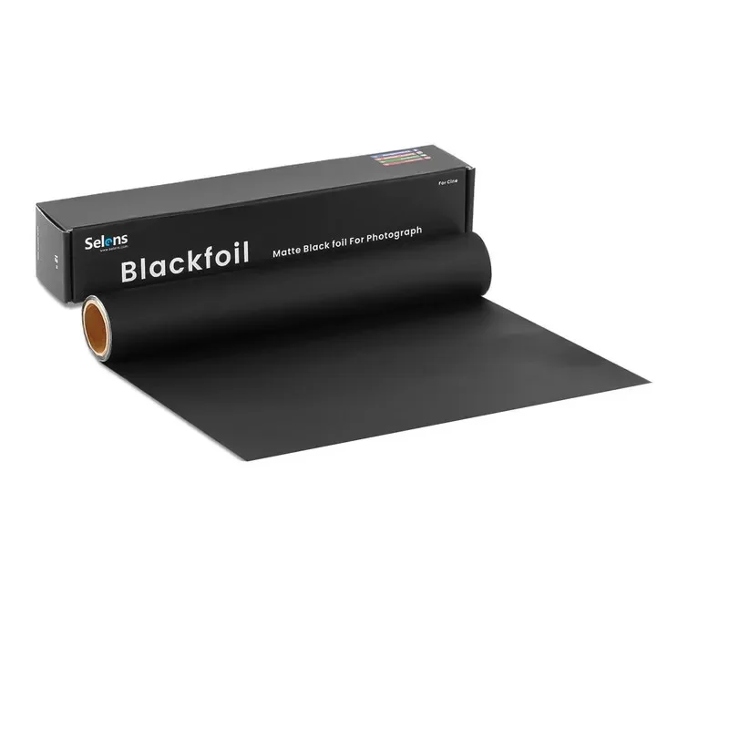 Selens-Black-Aluminum-Foil-Paper-Photography-Matte-Cinefoil-Non ...