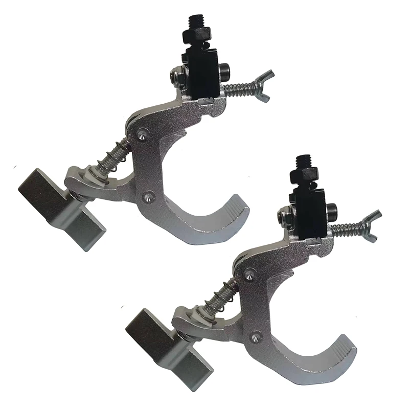 2Pcs-Aluminum-Fold-Clamp-Hooks-Stage-Light-Hanging-Hook-Loading-150Kg ...