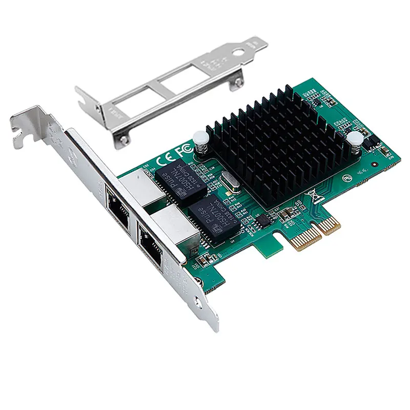 82576-Dual-port-Gigabit-NIC-Desktop-2-port-I350-PCI-eX1-NIC-NIC-of-the ...