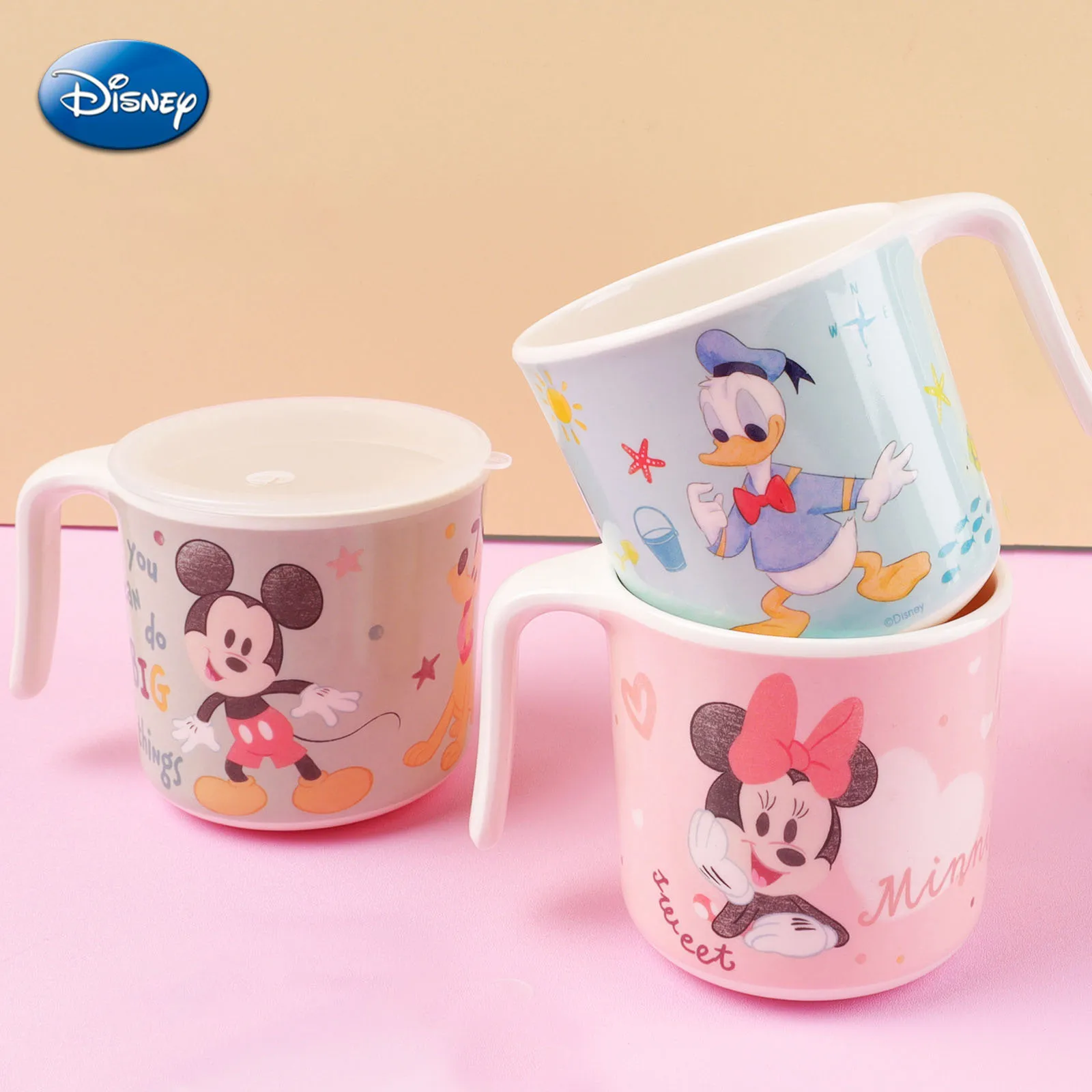 Disney-Mickey-Minnie-Mouse-Cartoon-Cups-Children-With-Lid-Milk-Mugs ...