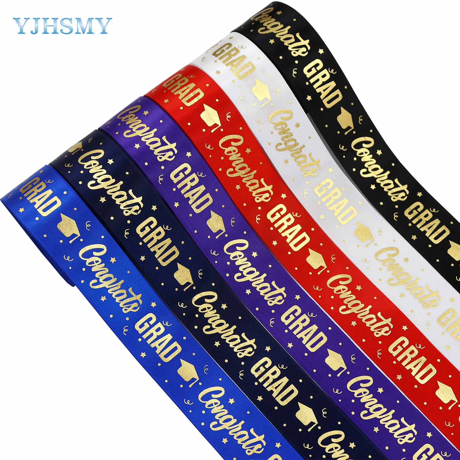 1-Graduation-Satin-Ribbon-Bronzing-Congrats-on-Graduation-Ribbons ...