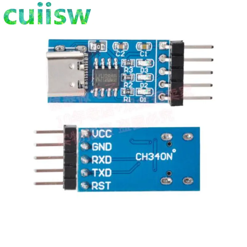 Type-C-USB-to-TTL-serial-port-CH340N-module-upgrade-MCU-download-brush ...