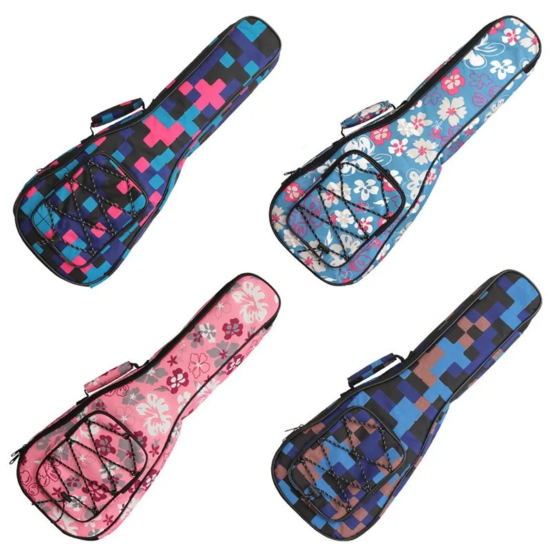 21-26in 10mm Cotton Lining Ukulele Bag Waterproof Case Protector Mini ...