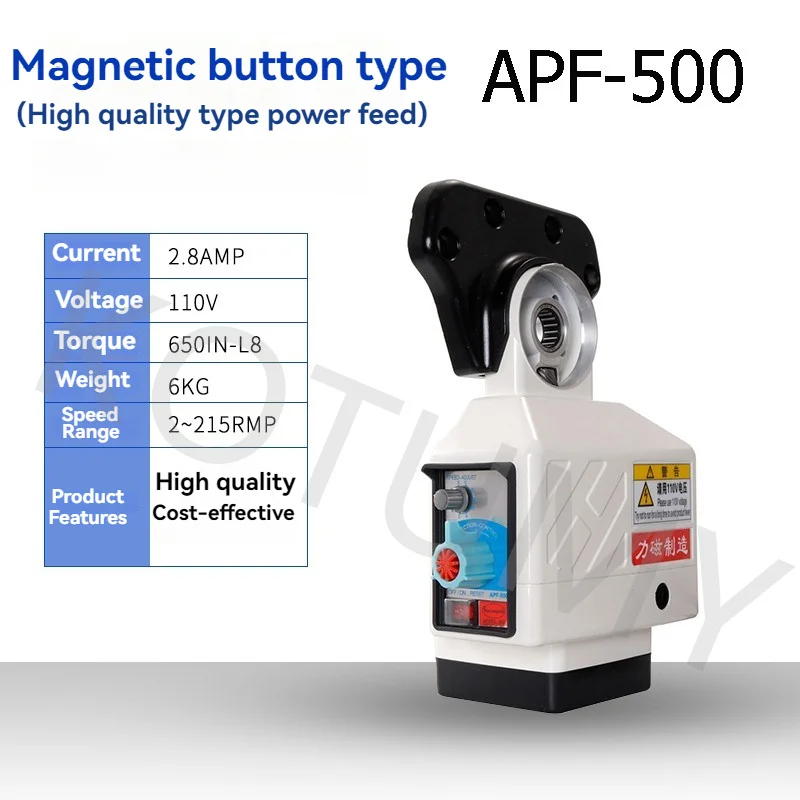 Bridgeport Power Feed Y Vevor Al-310S Power Feed X-Axis 450 In-lb ...