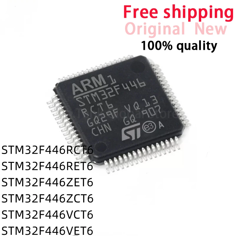1piece-100-Nuevo-STM32F446RCT6-STM32F446RET6-STM32F446VET6 ...