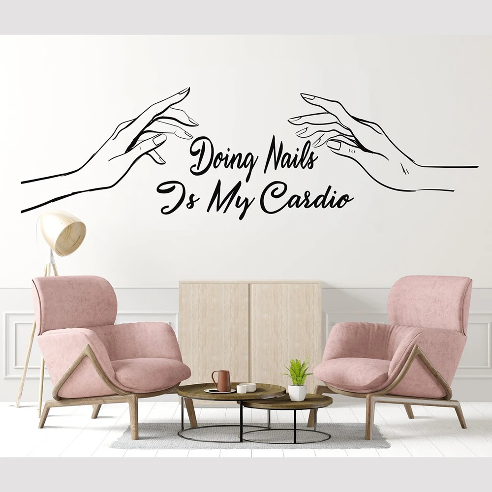 Nails-Salon-Quotes-Wall-Decal-Doing-Nails-Is-My-Cardio-Nails-Studio ...