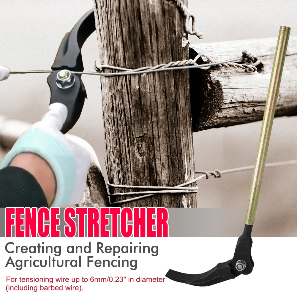 Fence Wire Stretcher, Barbed Wire Fence Tensioner, Easy Wire Puller for ...
