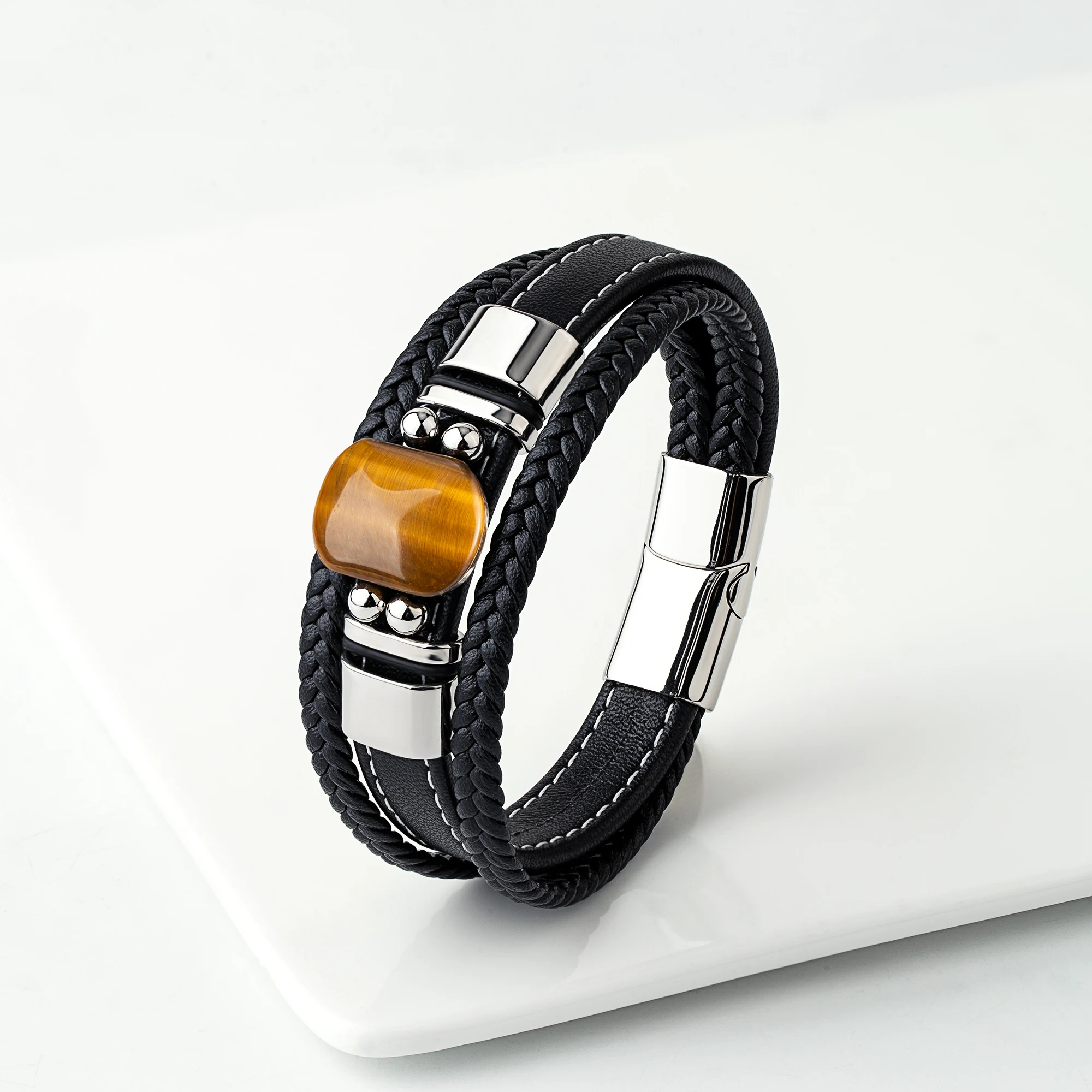 2023-New-Vintage-Wind-Large-Semicircle-Nature-Tiger-s-Eye-Bright ...