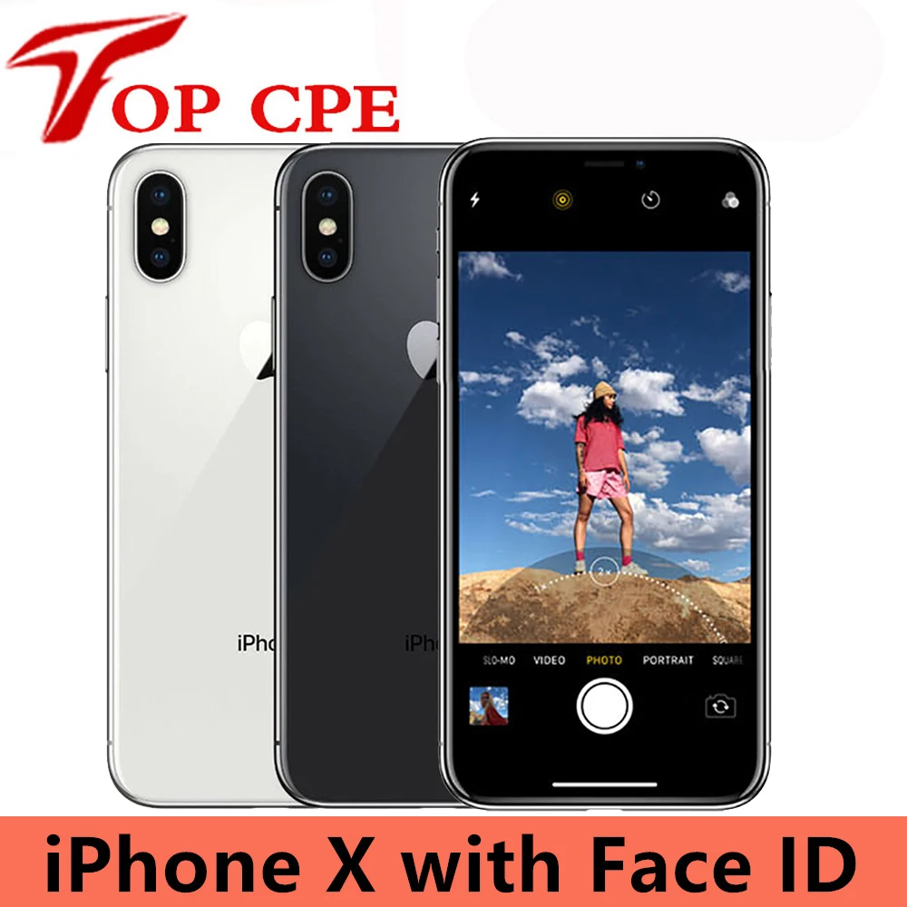 Original iphone x celular desbloqueado 3gb ram 64gb/256gb rom 5.8 "4g ...