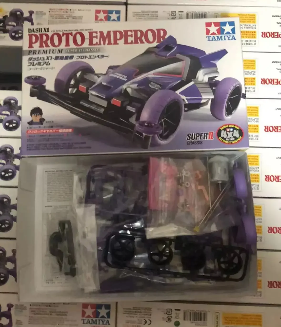 Modelo de coche 4WD original Tamiya AVANTE MK3 NERO CLEAR VIOLET ...