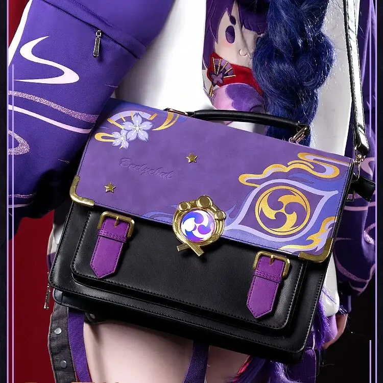 Raiden Bag Genshin Impact Doujin Raiden Shogun Satchel Bag Messenger ...