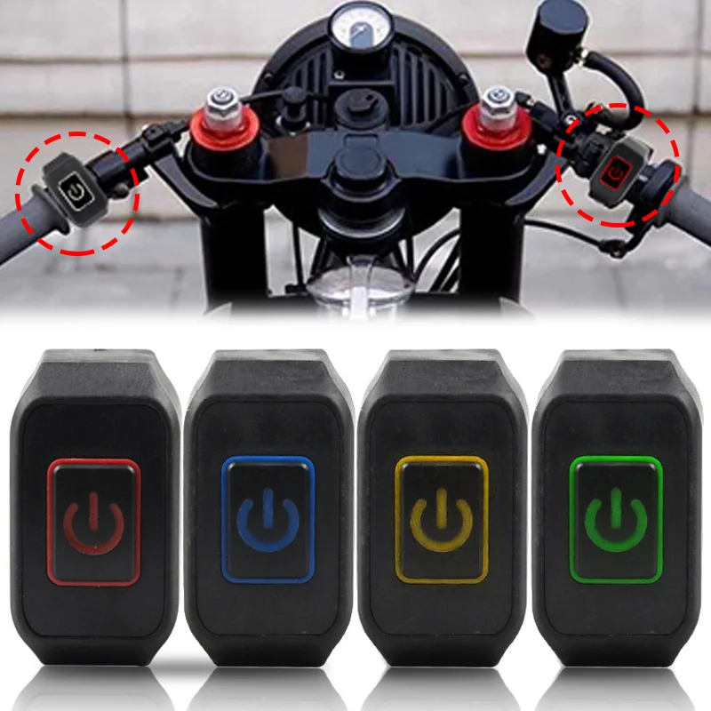 Motorcycle Switch Headlight Horn Control Handlebar Mount ON OFF ...