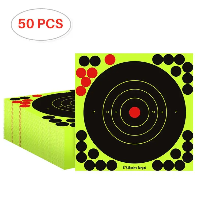 10-50pcs-Shooting-Target-Paster-Self-Adhesive-Reactivity-Aim-Hunt ...