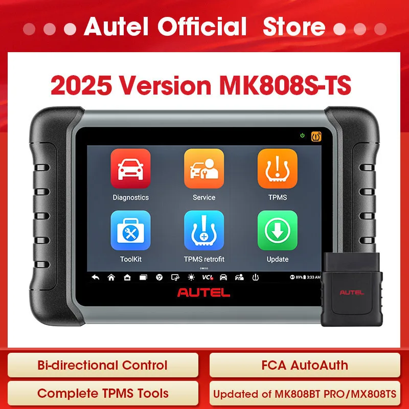 Autel MaxiCOM MK808S-TS OBD2 Bluetooth Scanner Car
