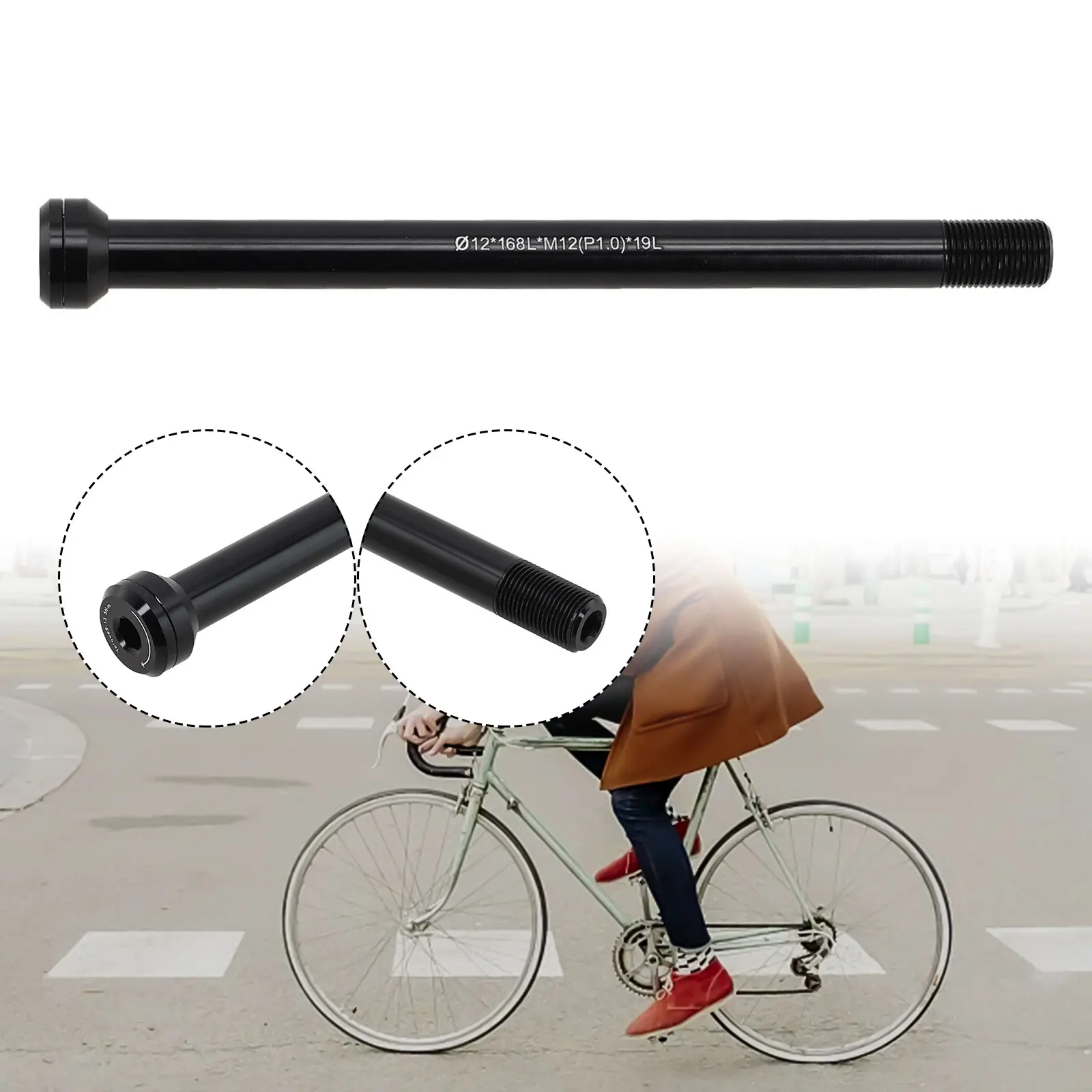 1x Bike Thru Axle Lever 100x12mm 142x12 Mm148x12mm For Boost BMC Cube ...