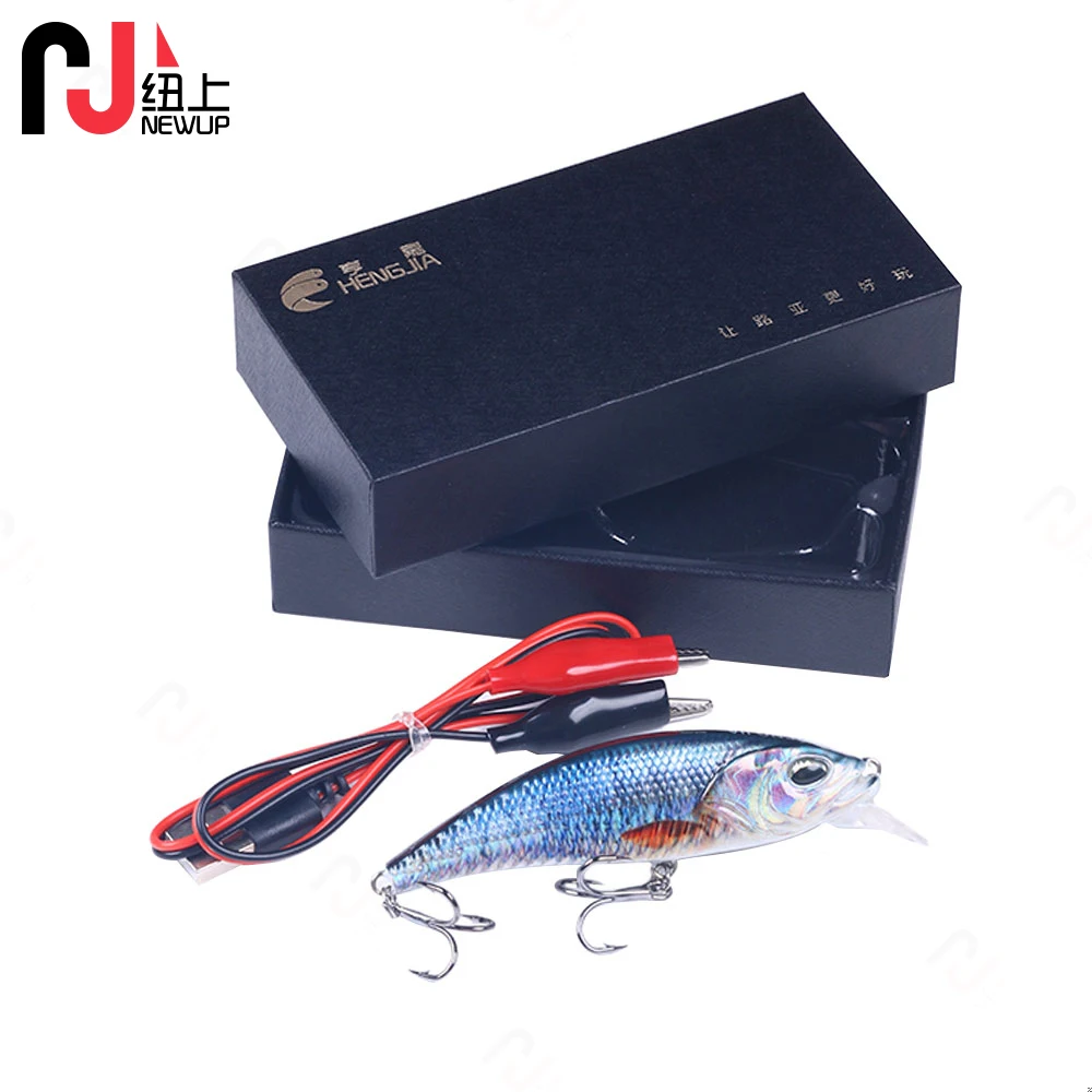 Electric Wobbler For Pike Electronic 10cm 16g Multi Jointed Minnow Bait ...