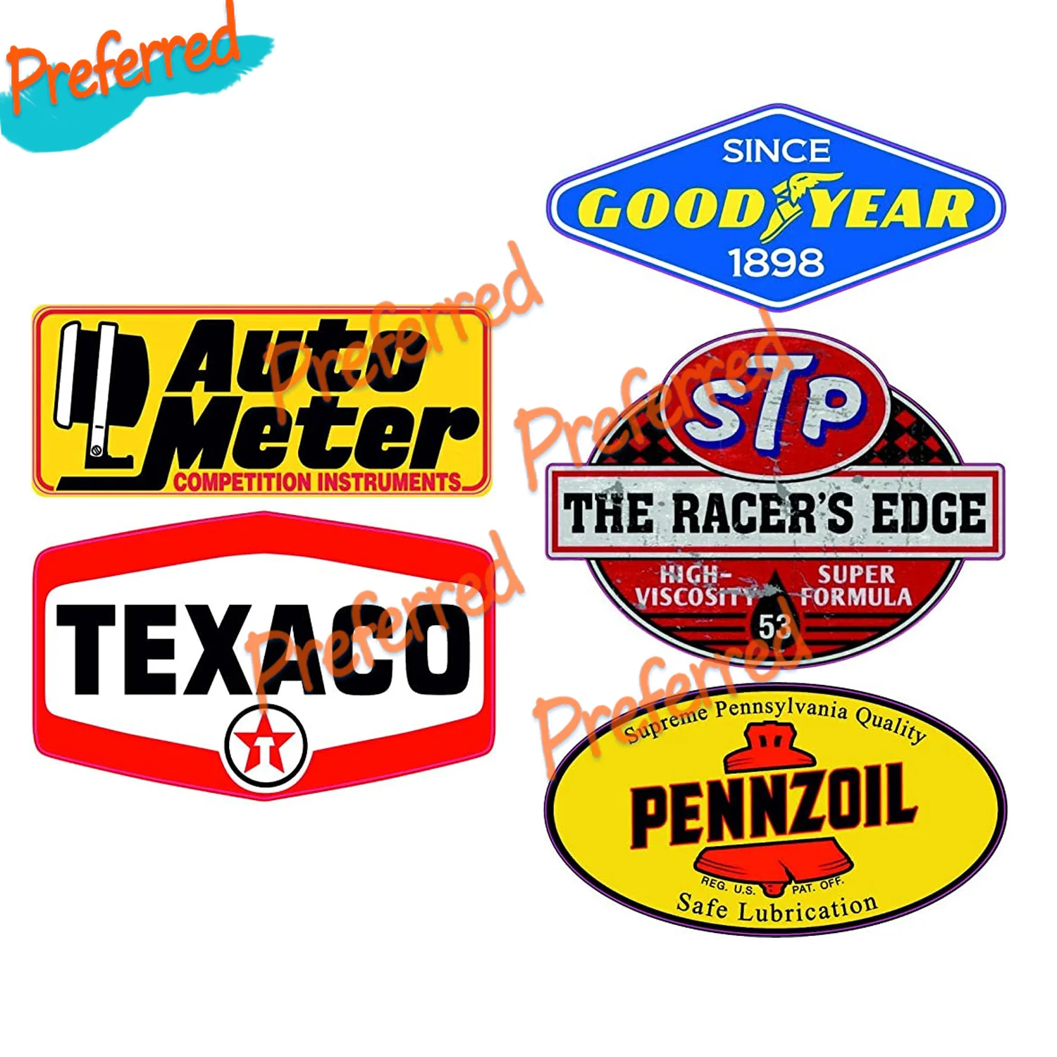 Vintage Racing Decals