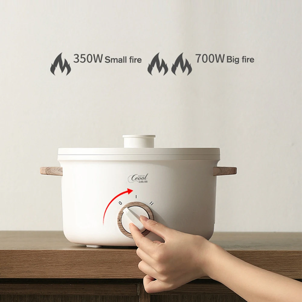 Olla arrocera eléctrica antiadherente de 2.5L para cocina, máquina de olla multifunción para el ...