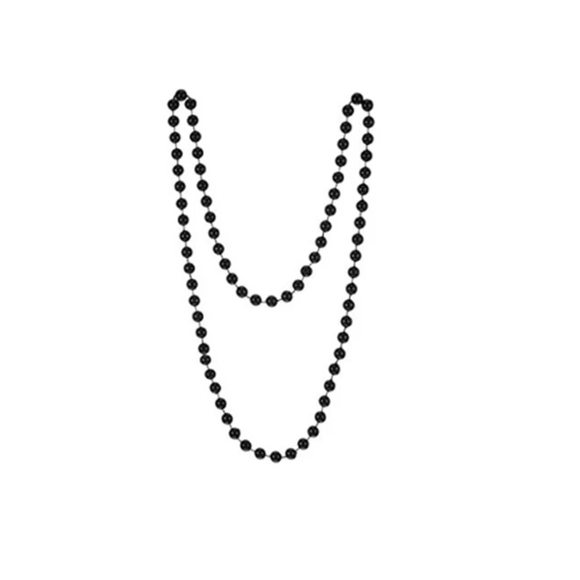 Black Pearl Necklace Silhouette