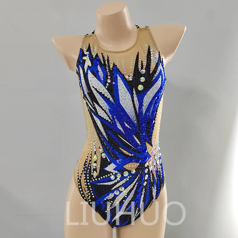 LIUHUO-Handmade-Synchronized-Swimming-Suits-White-Professional ...